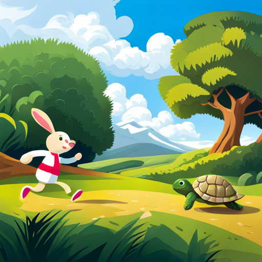 Bedtime Story | The Race Between Rabbit and Turtle