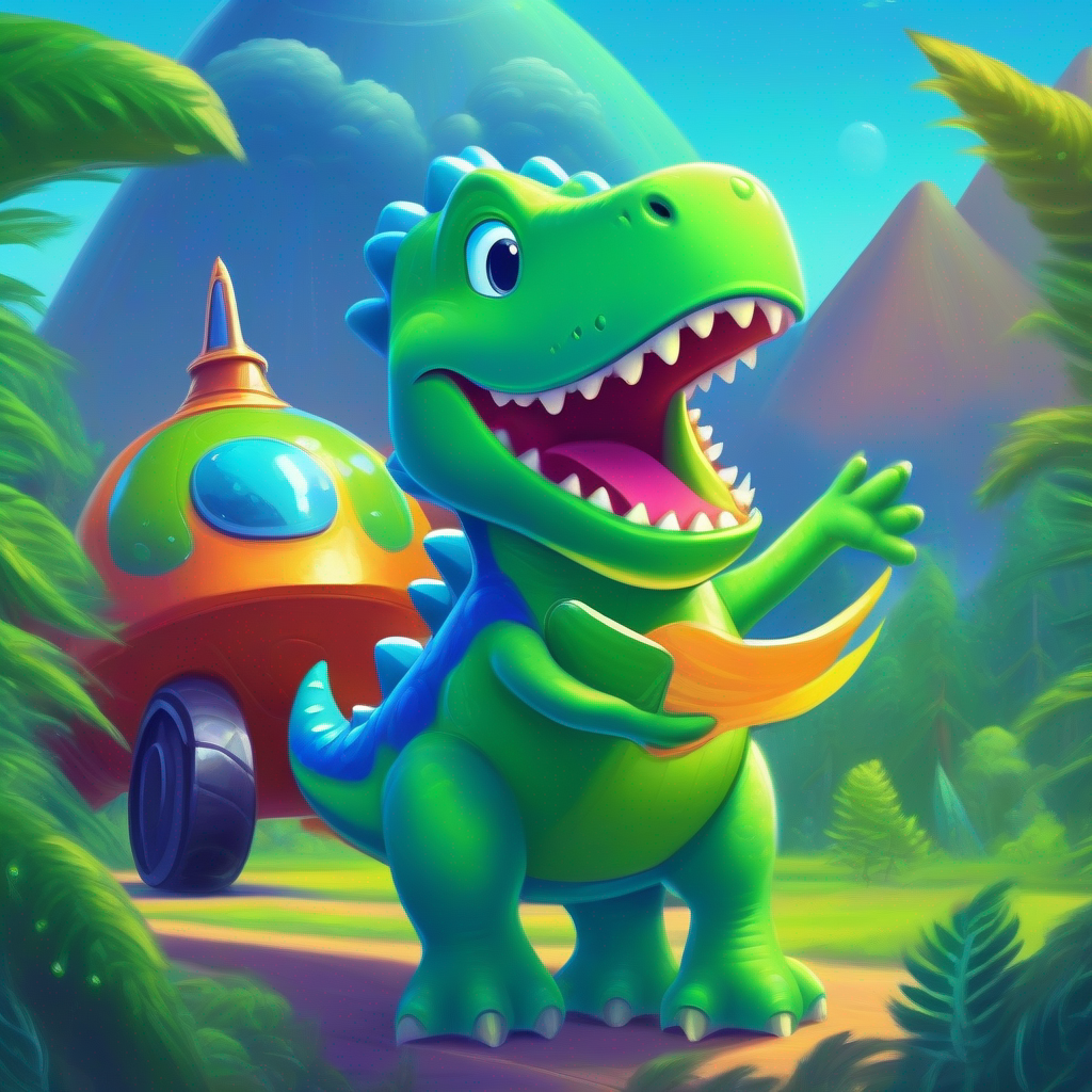 Dex the Dinosaur Goes to Space