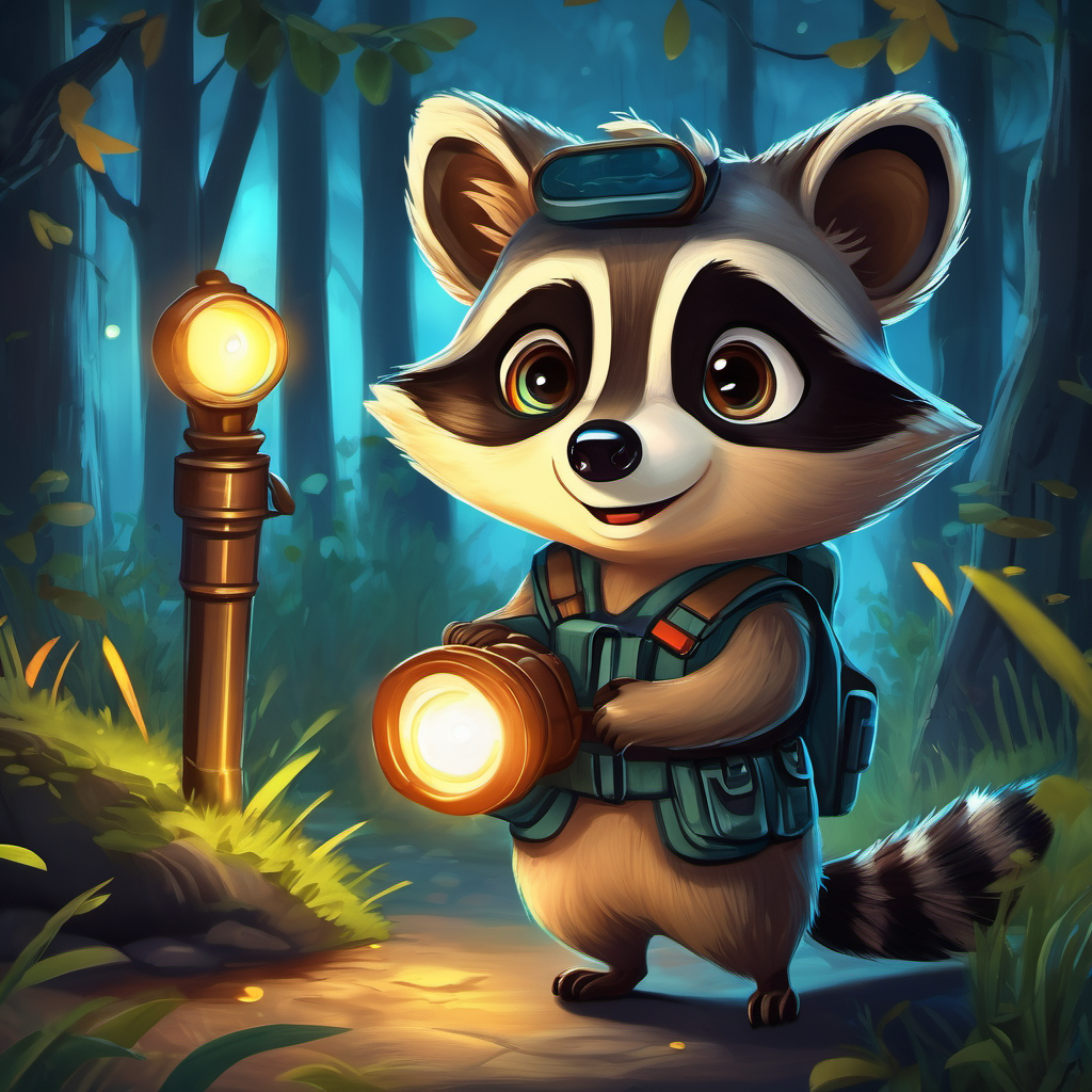 The Mischievous Raccoon