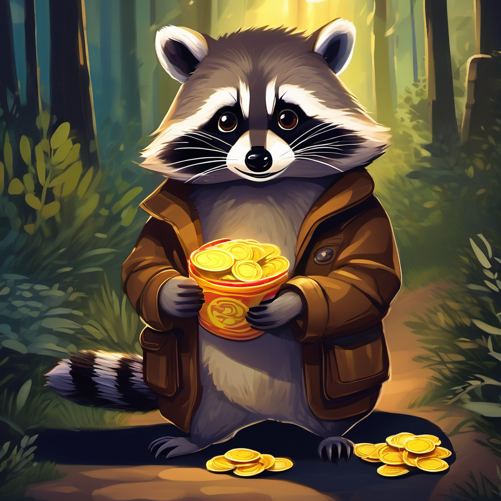 The Mischievous Raccoon