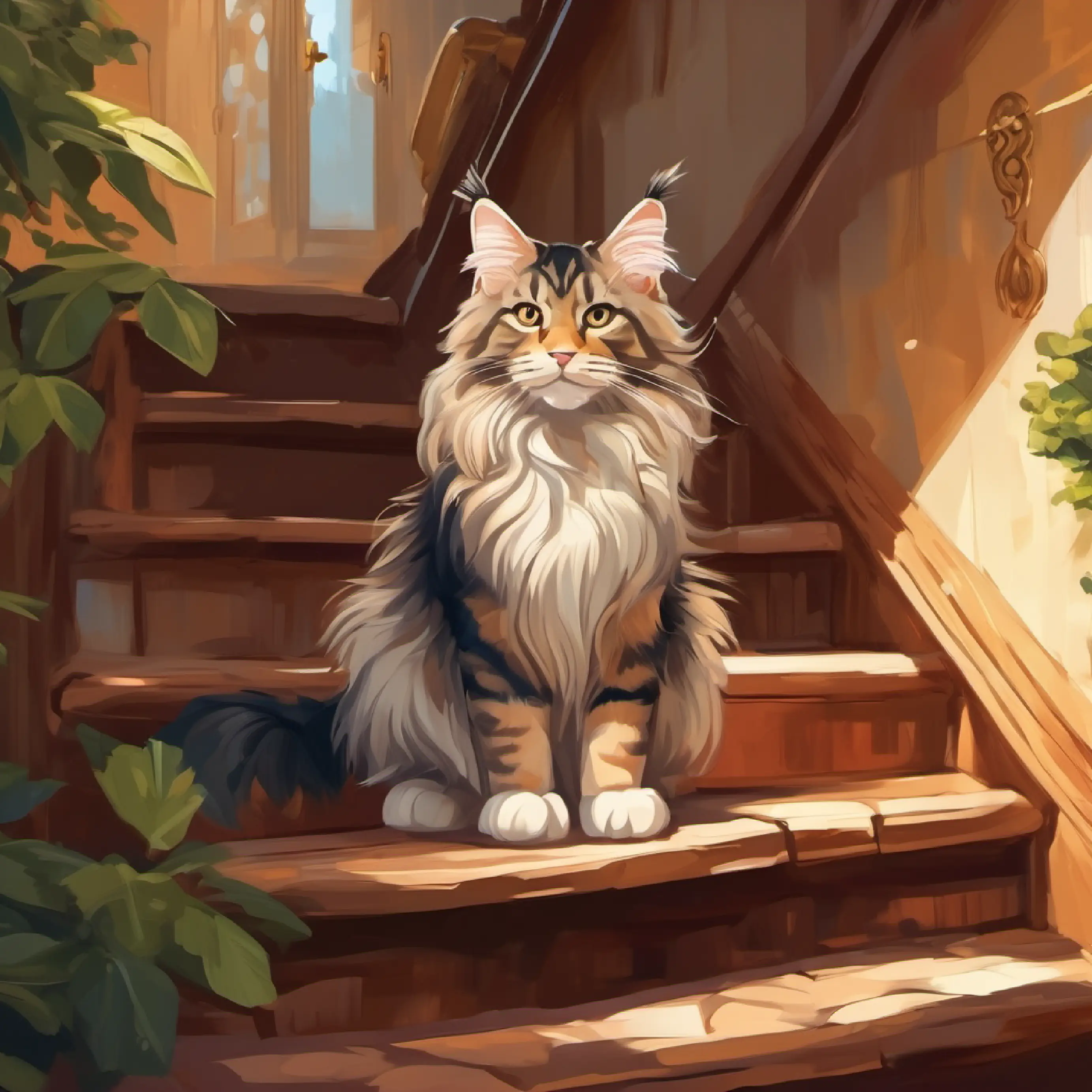 Bedtime Story | The Mystery of the Lonely Castle and the Brave Maine Coon