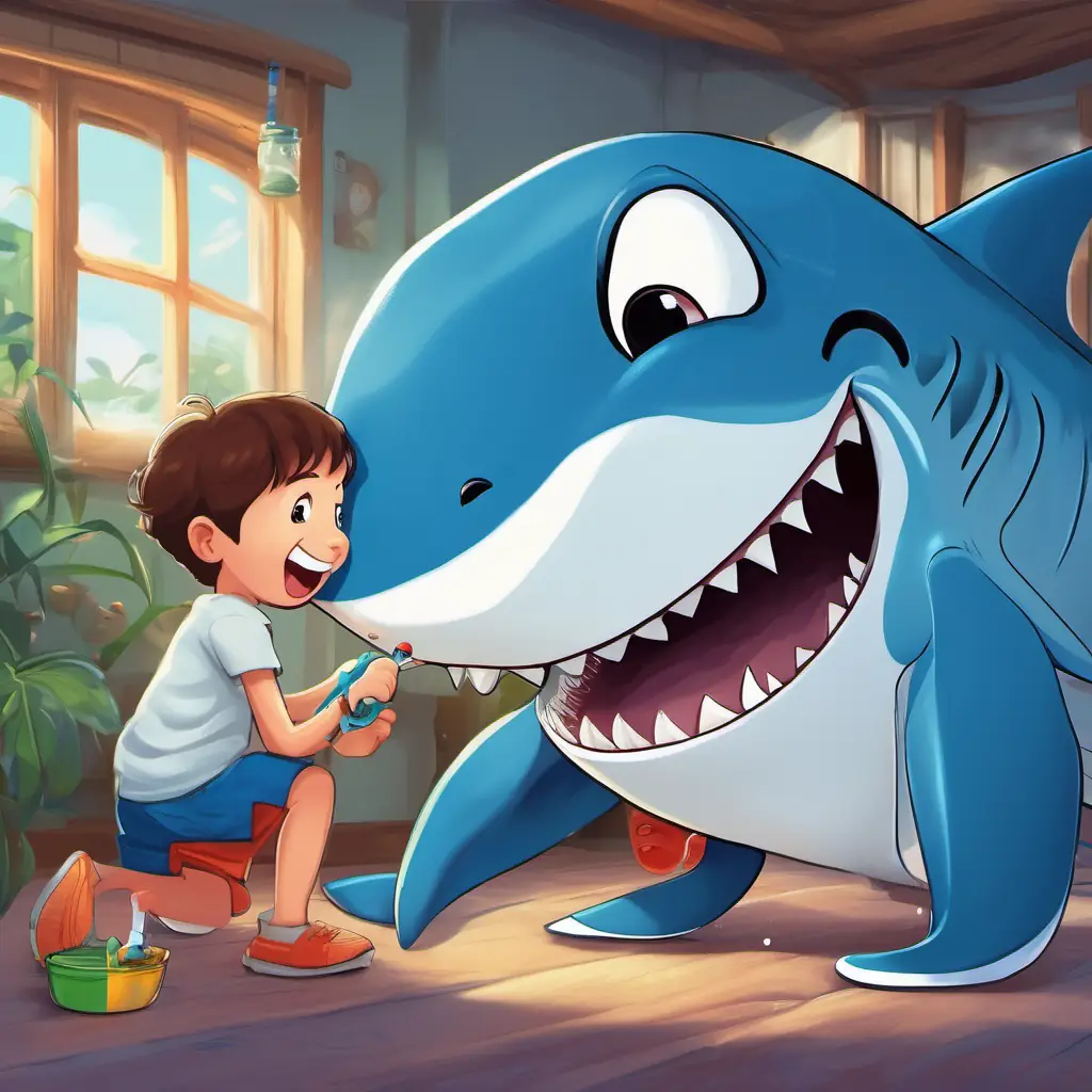 Bedtime Story | Sharky, the Tooth-brushing Shark Superhero