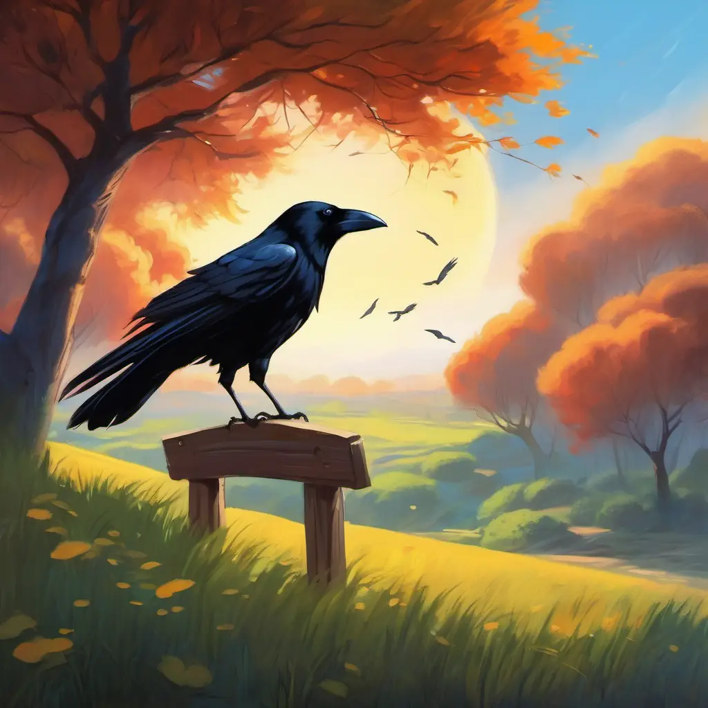 The Clever Crow and The Mighty Eagle