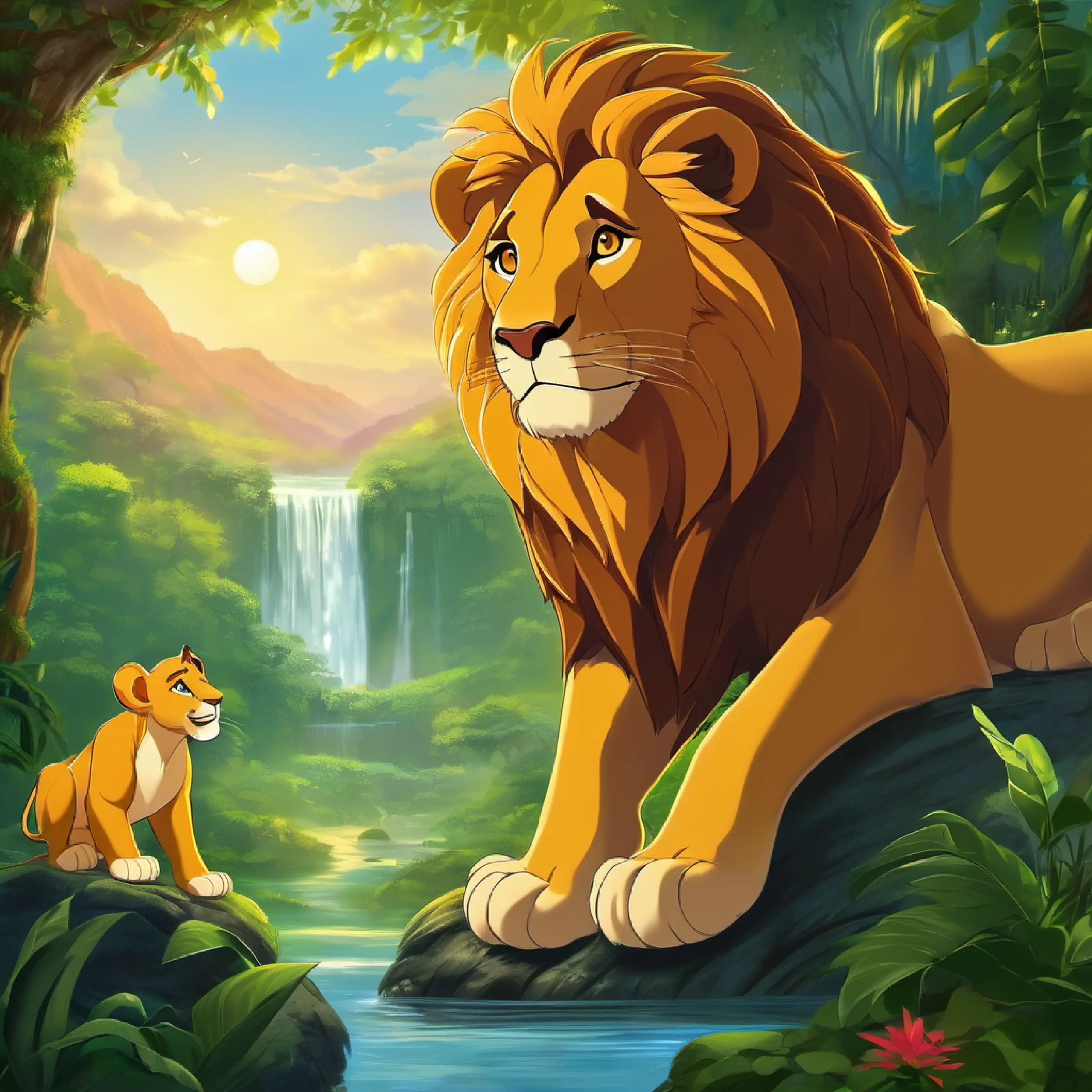 Bedtime Story | Simba's Brave Leap