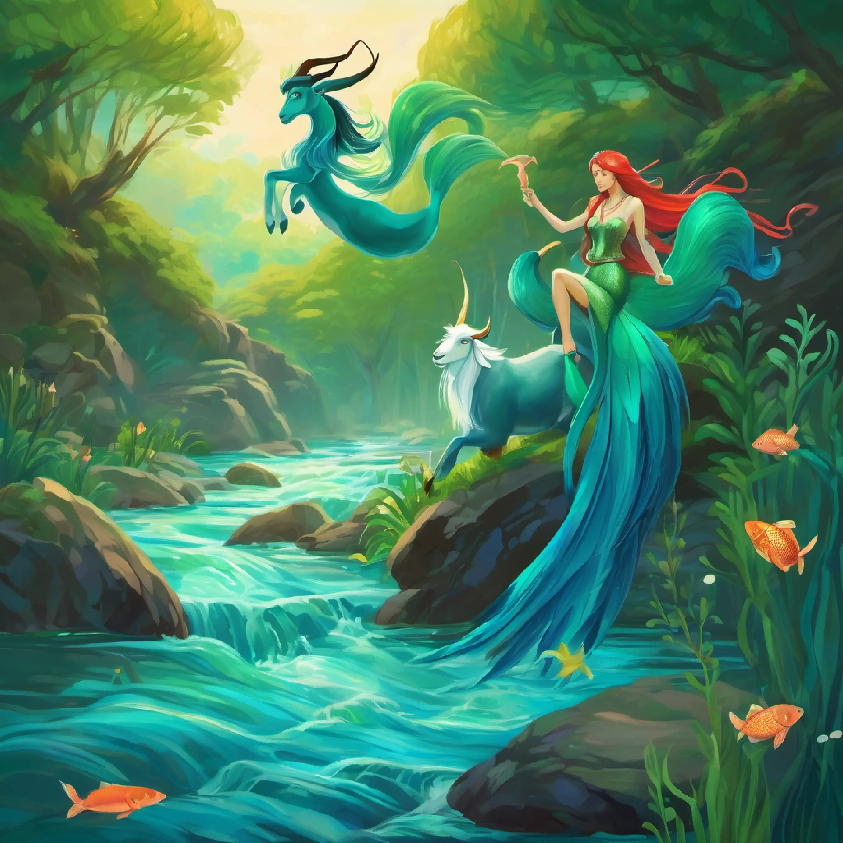 Bedtime Story | The Seven Little Goats and The Wounded Mermaid