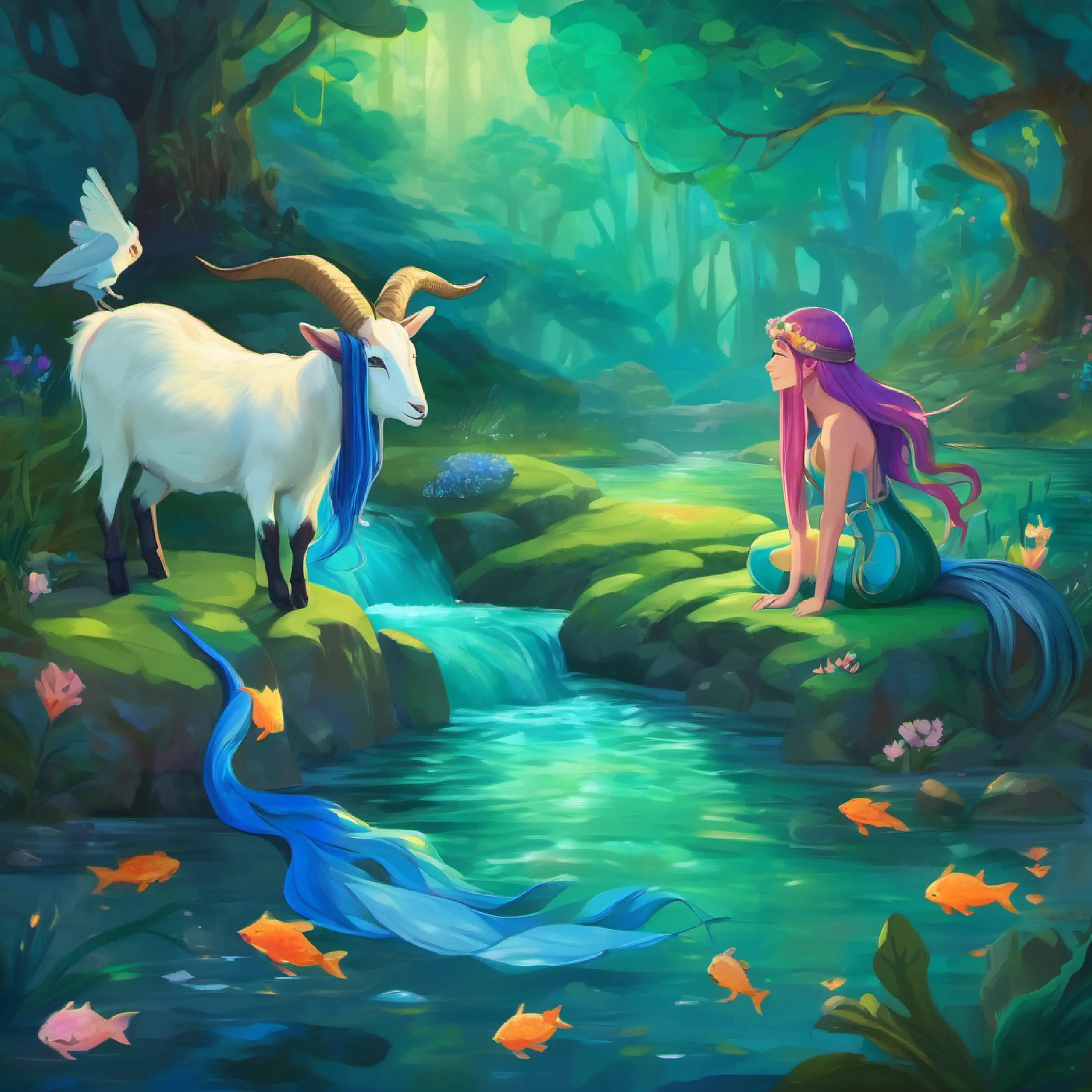 Bedtime Story | The Seven Little Goats and The Wounded Mermaid