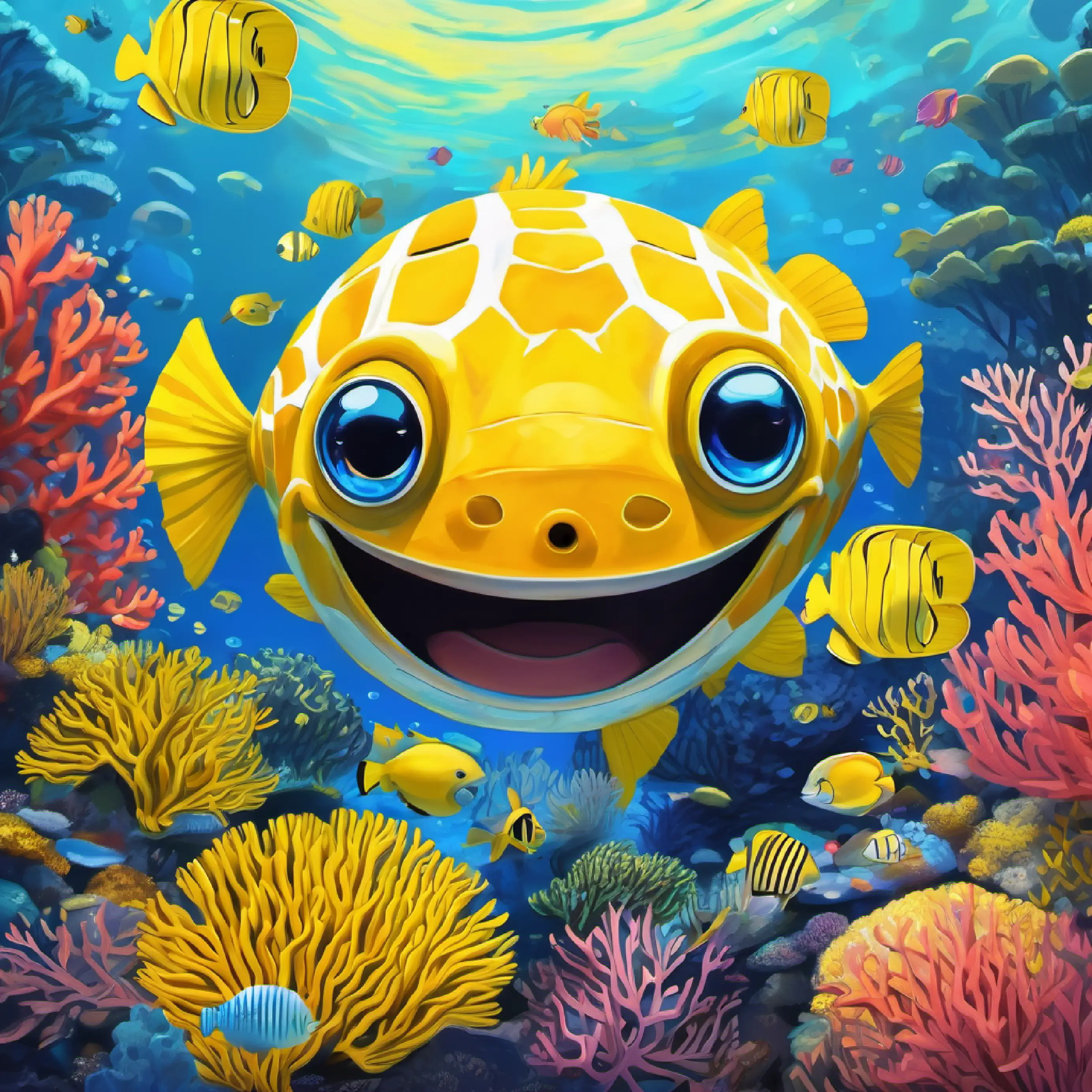 The Happy Shapes of Coral Reef