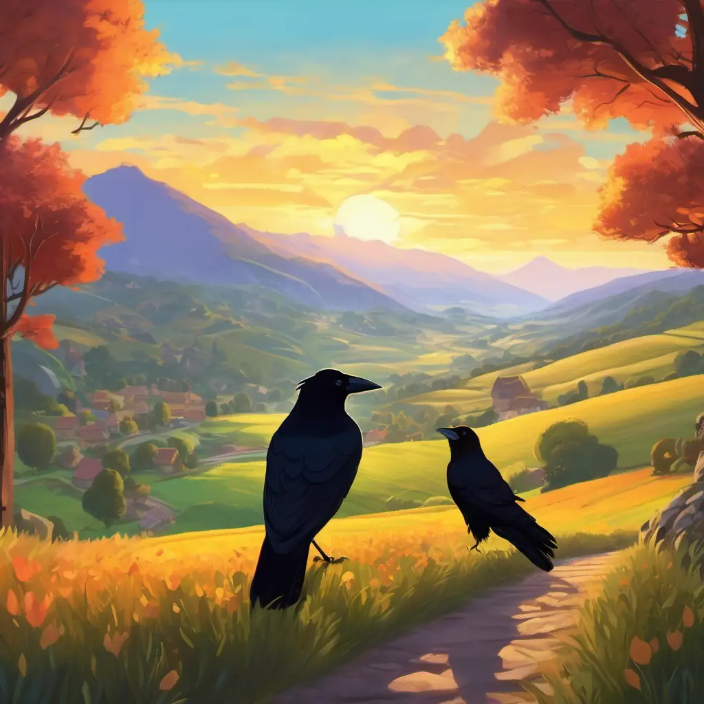 Bedtime Story | The Clever Crow and the Thirsty Journey