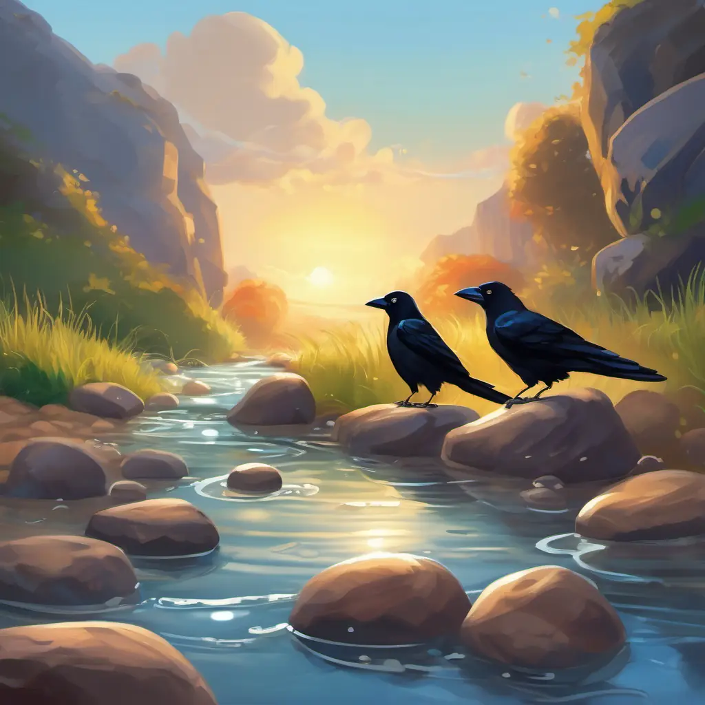 Bedtime Story | The Clever Crow and the Thirsty Journey