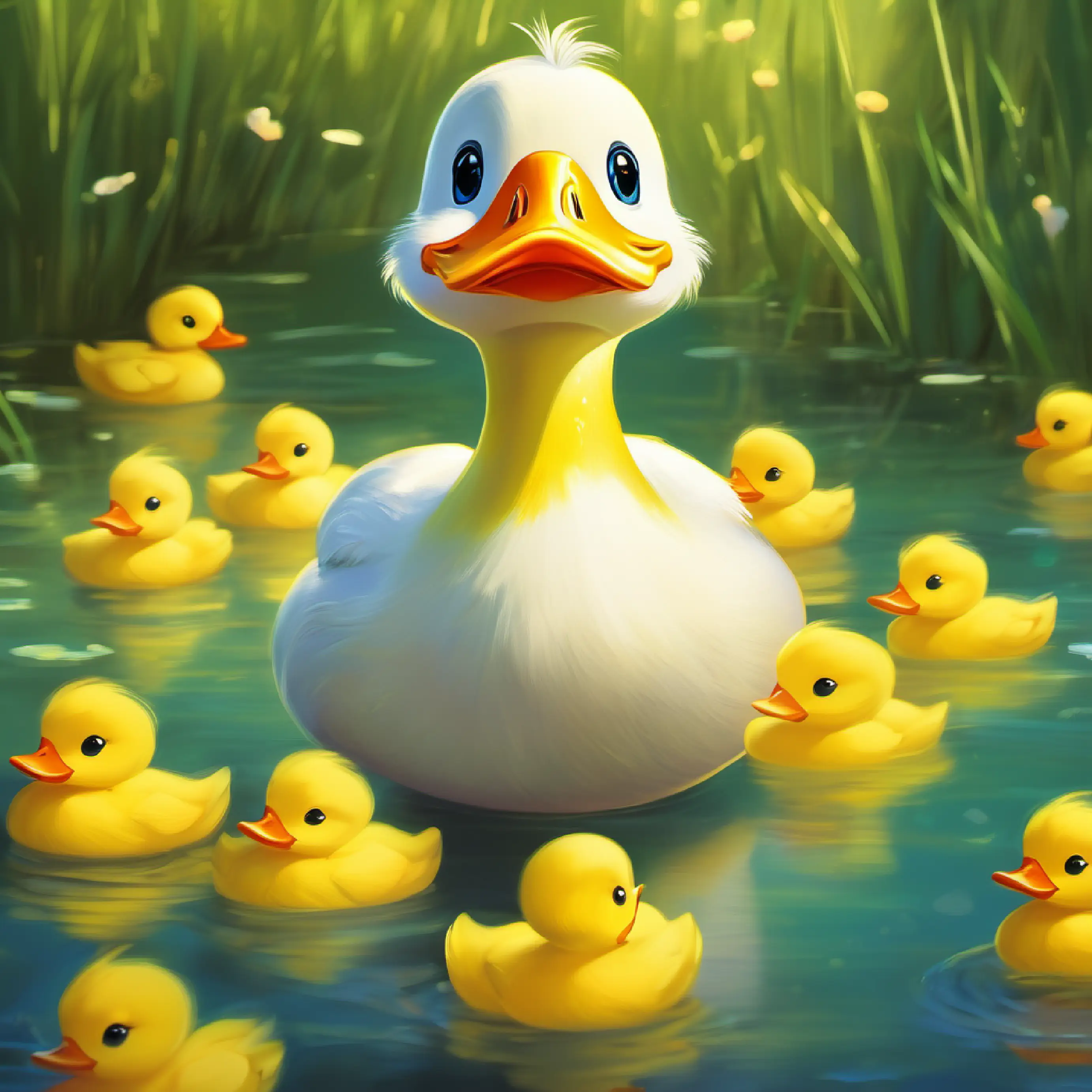 Quackers the Unique Duck