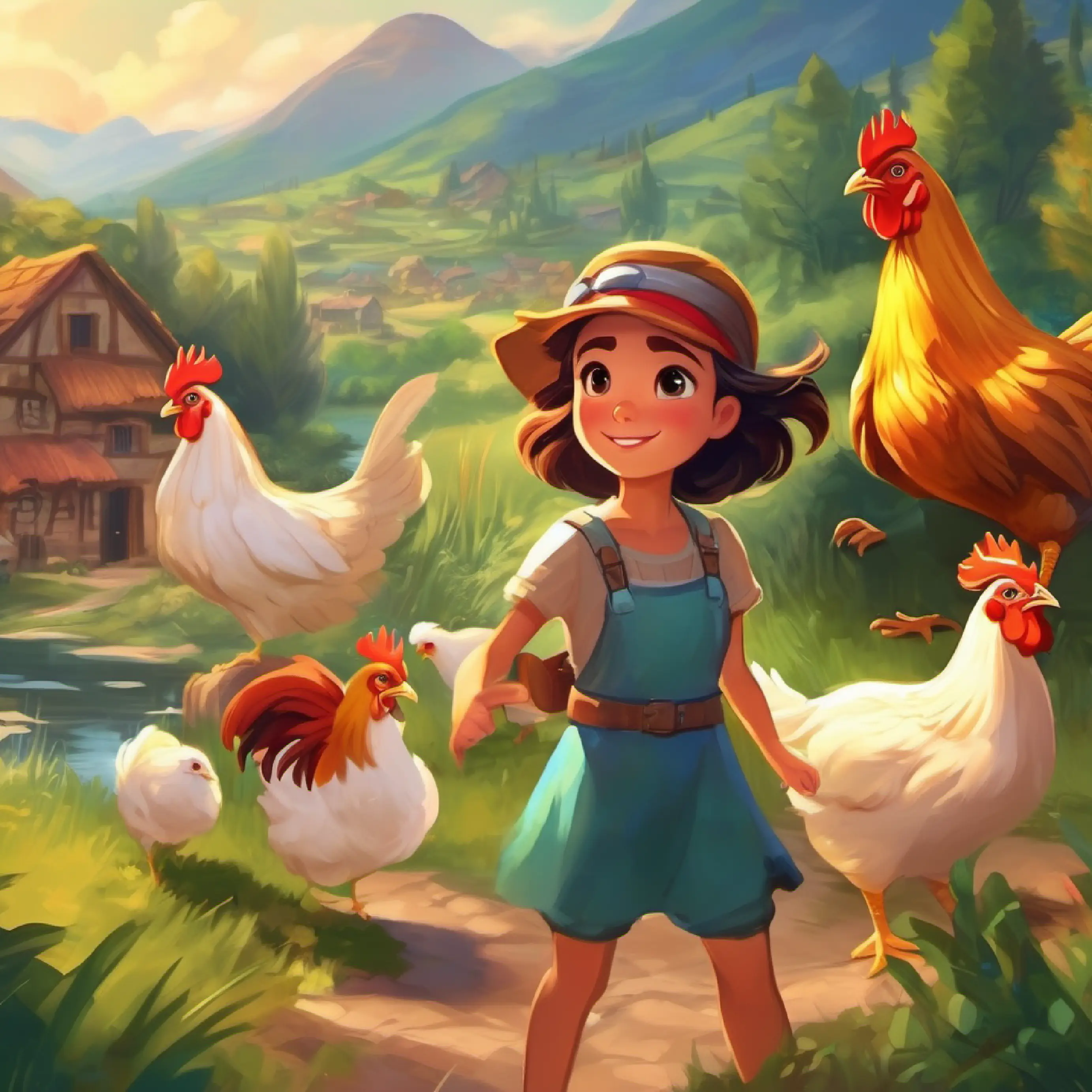 Bedtime Story | The Brave Little Girl and Her Special Chicken