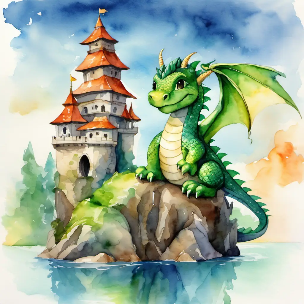 Pyro the Dragon and the Migrating Geese