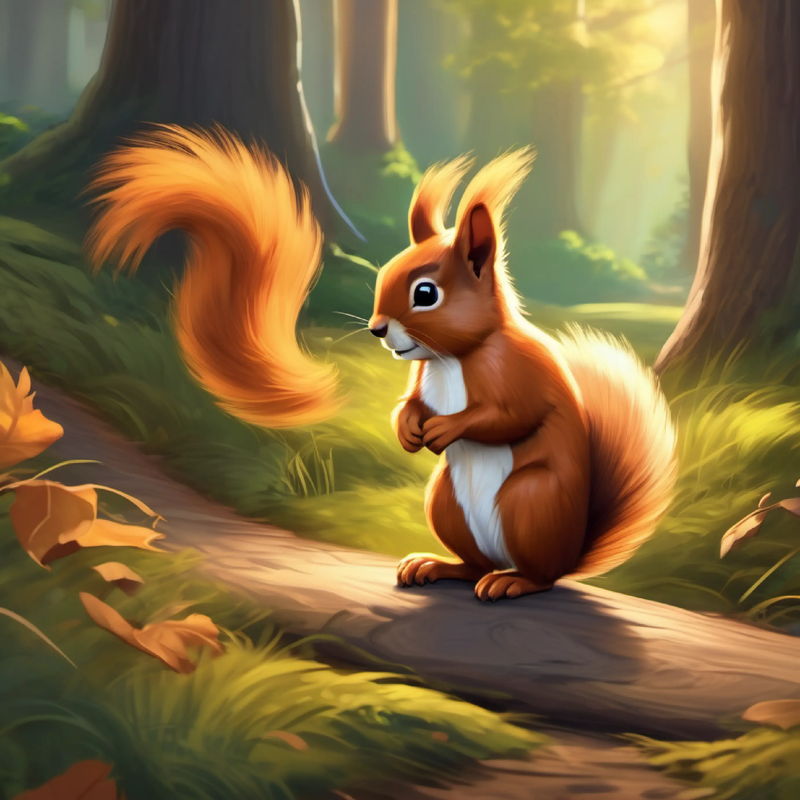 The Lost Traveler and the Forest Friends