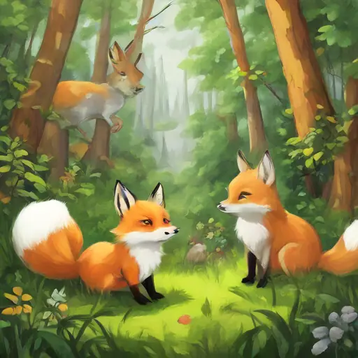 Bedtime Story | The Brave Fox and the Clever Rabbit
