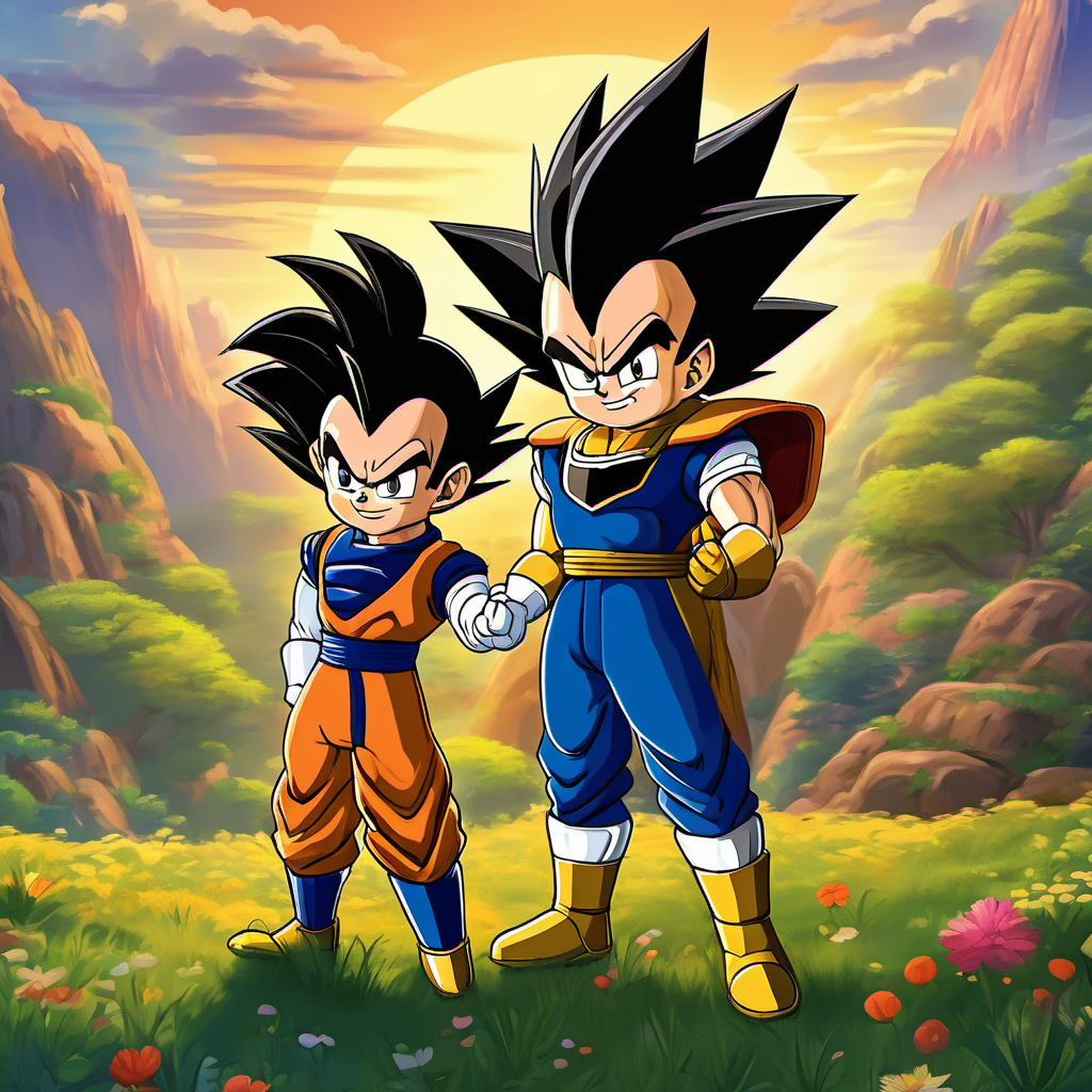 Bedtime Story | Vegeta and Raditz: Childhood Adventures in Vegetopia