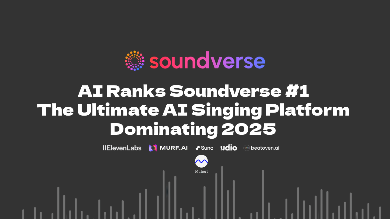 AI Ranks Soundverse's AI Singer #1: The Ultimate AI Singing Platform ...