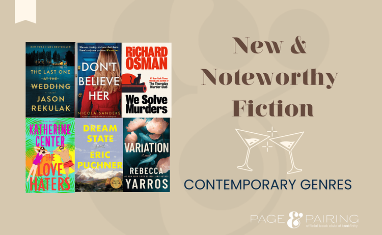 New & Noteworthy Contemporary Fiction | Bookfinity