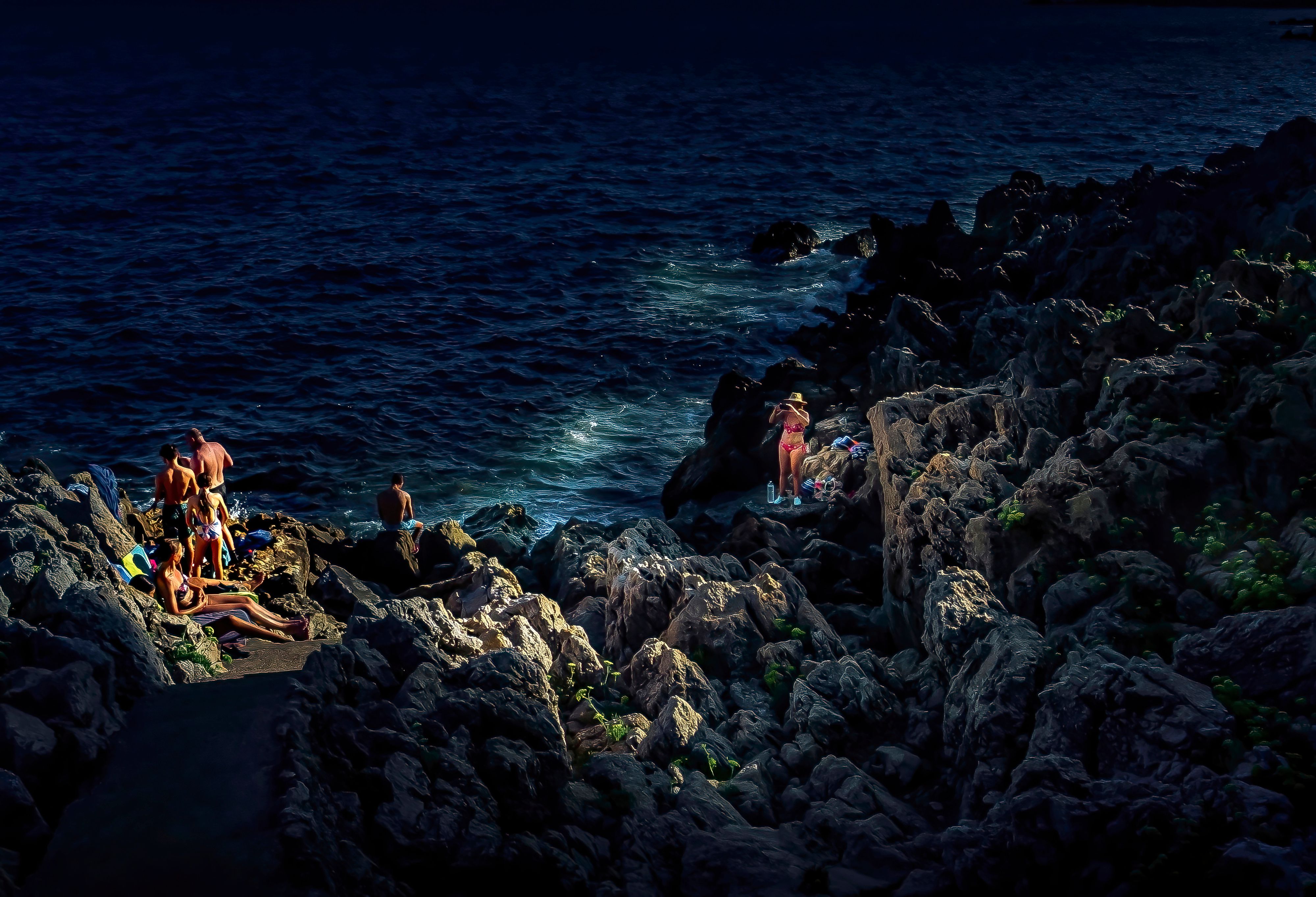 MIDNIGHT BATH - FRENCH RIVIERA | Original-NFT