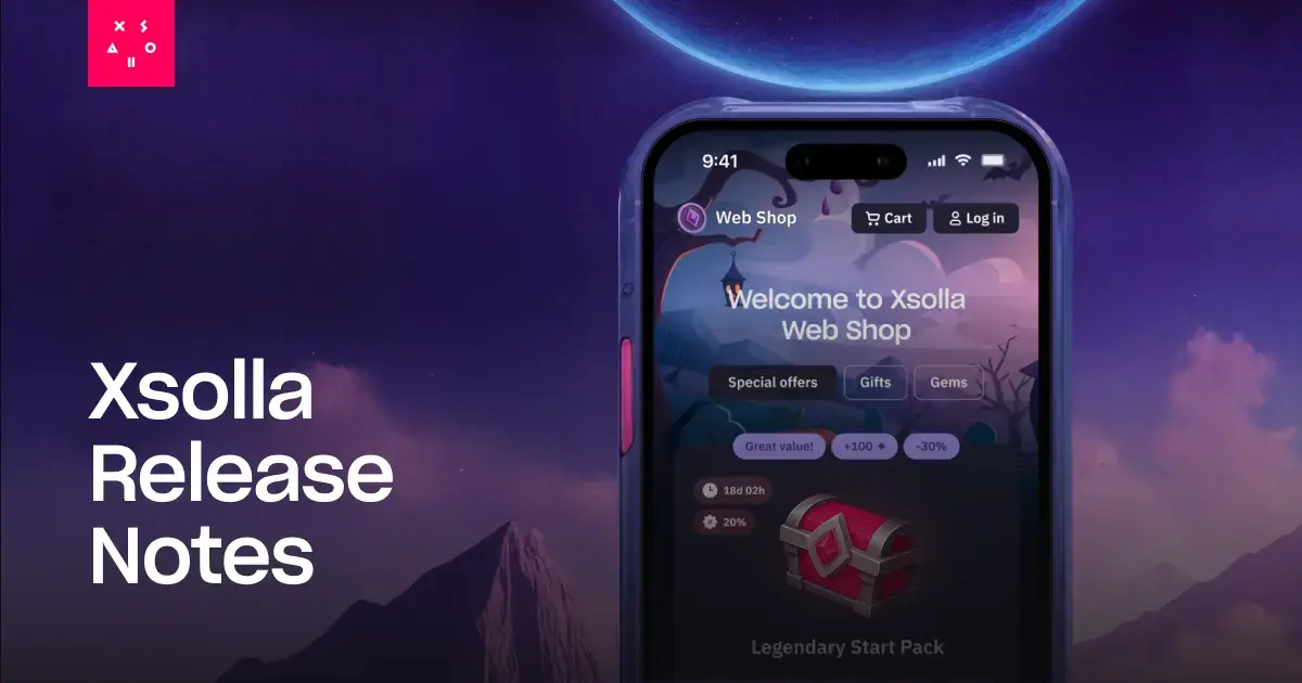 Xsolla Release Notes | November '25