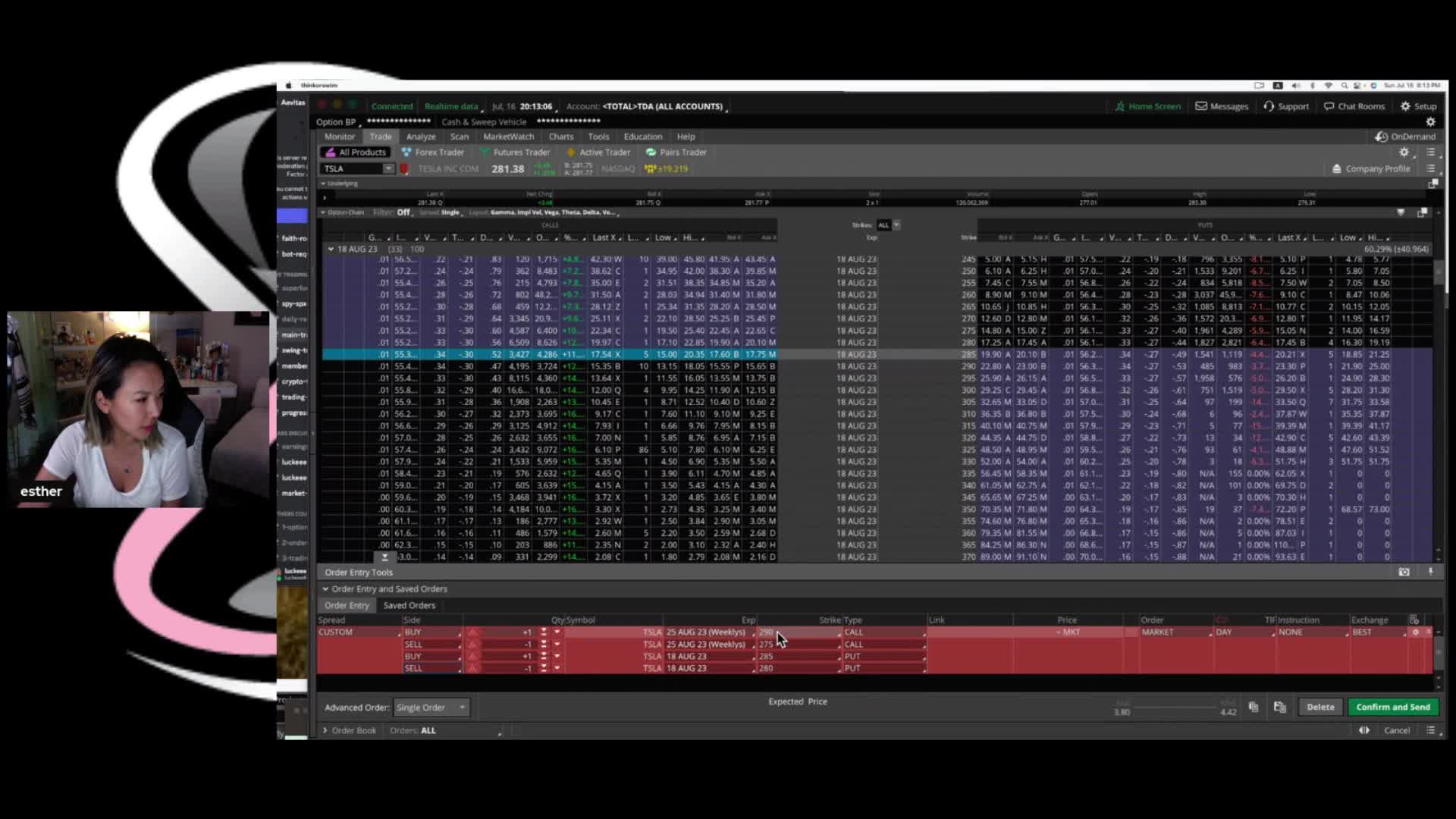 NFLX TSLA strategy review