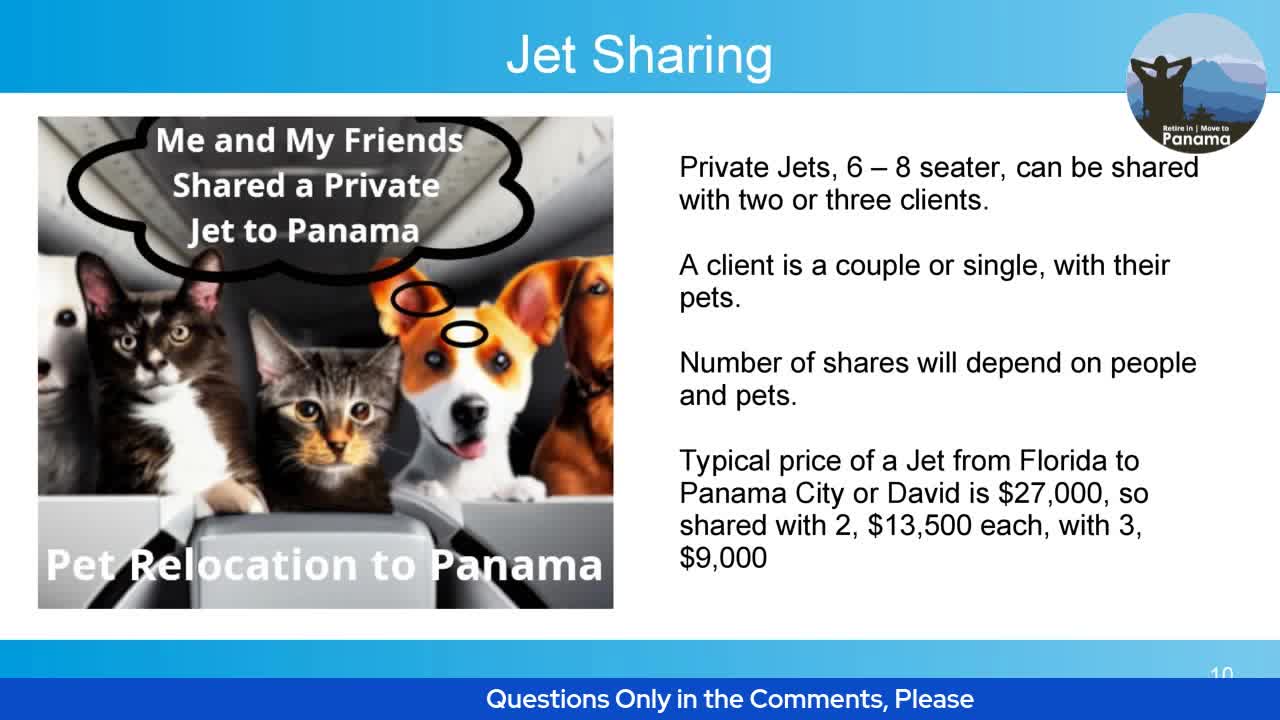 Pet Relocation to Panama, from the USA & Canada