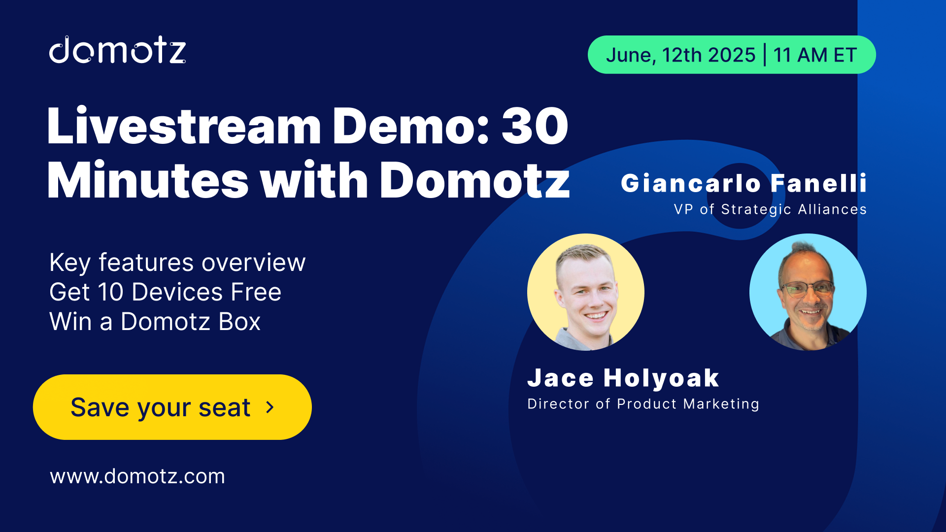 Livestream Demo: 30 Minutes with Domotz = 10 Free Devices + Box Giveaway🚀
