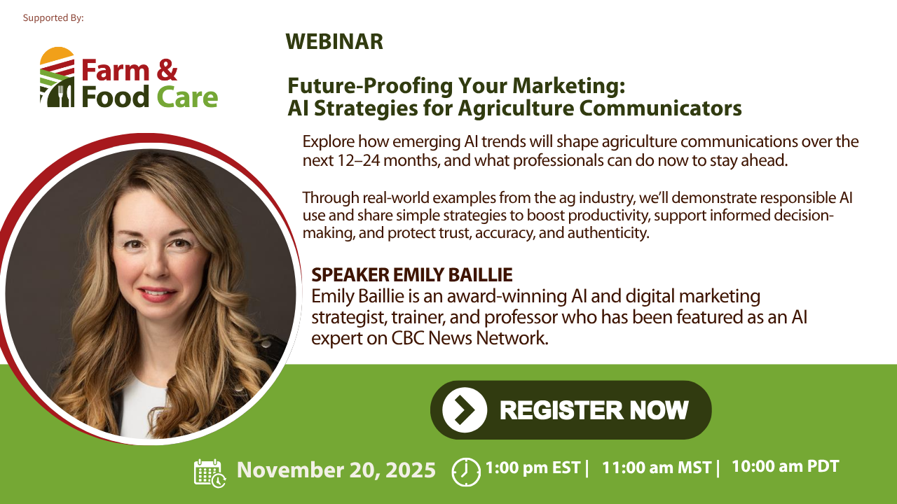 Future-Proofing Your Marketing:AI Strategies for Agriculture Communicators