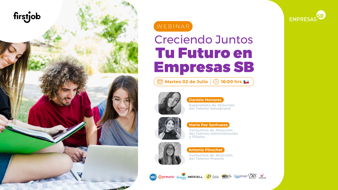 Creciendo juntos: Tu futuro en Empresas SB 💚🇨🇱
