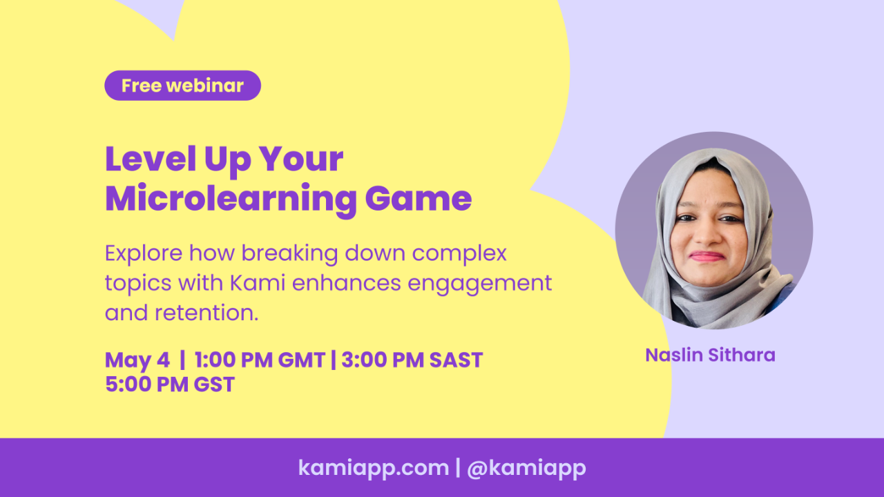 Level-Up your Microlearning Game with Kami