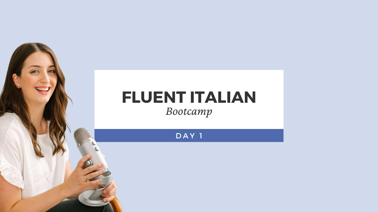 Day 1: 🗣️ Language Training: Vowels and Tricky Italian Sounds