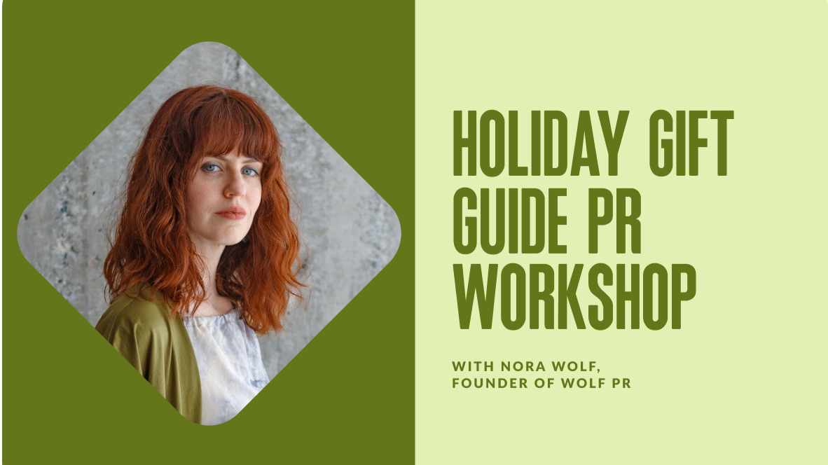 Holiday Gift Guide PR Workshop