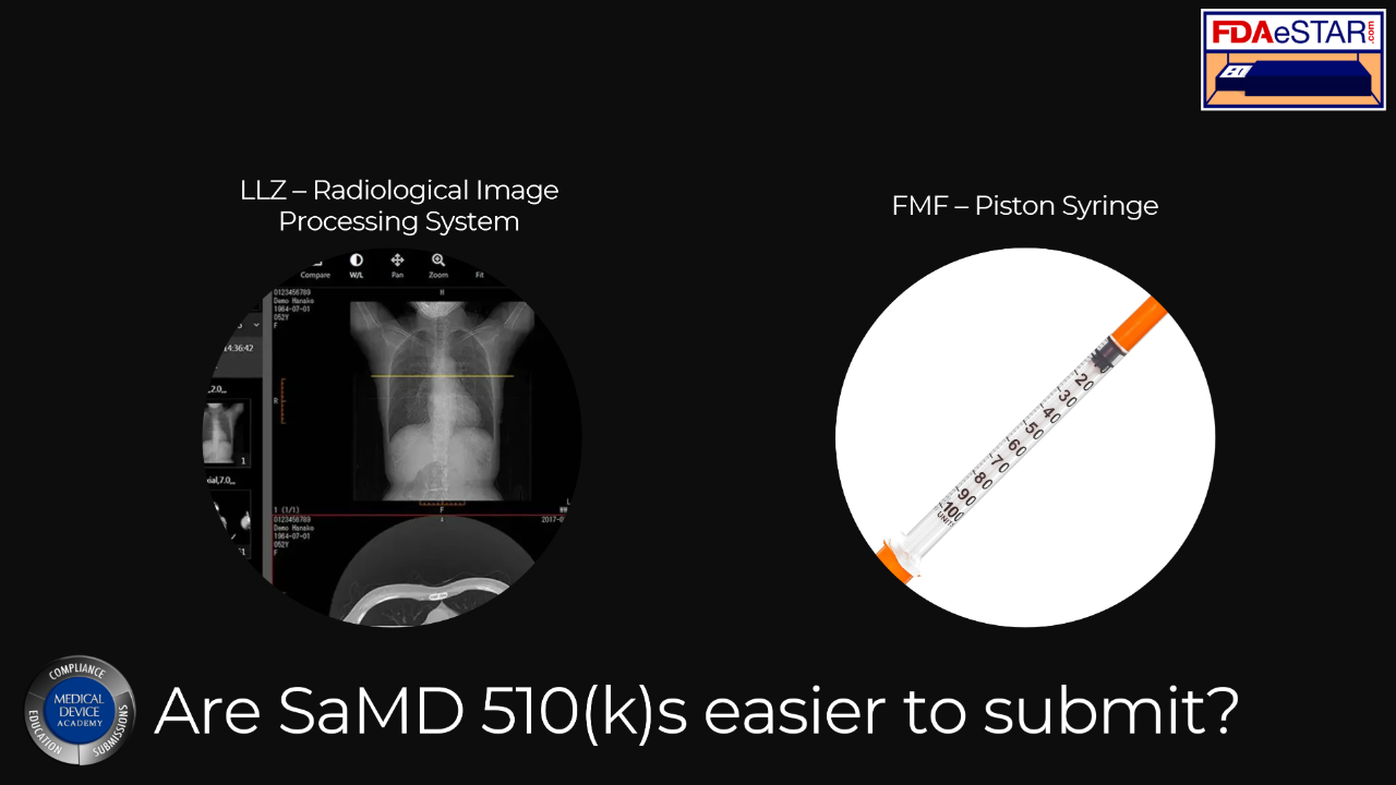 Are SaMD 510(k)s easier to submit?