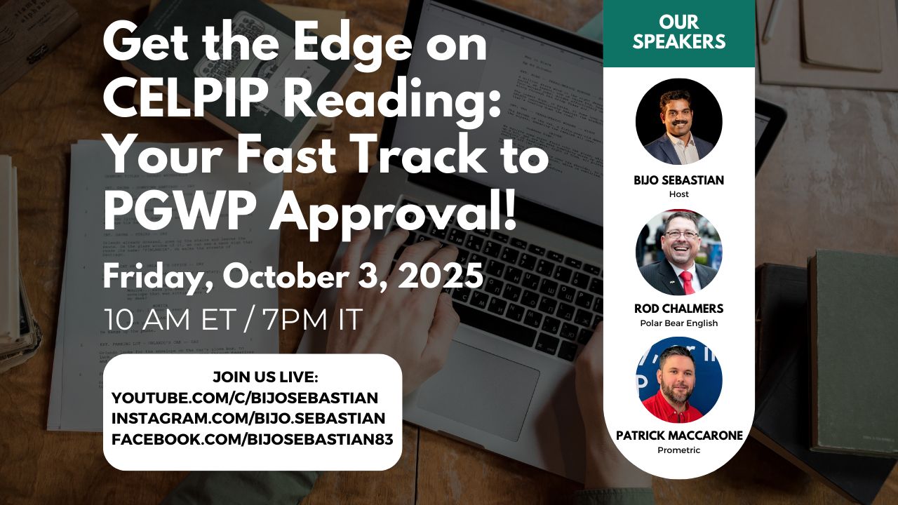 Struggling with CELPIP Reading? Join Our Free Prep Webinar!, CELPIP ...