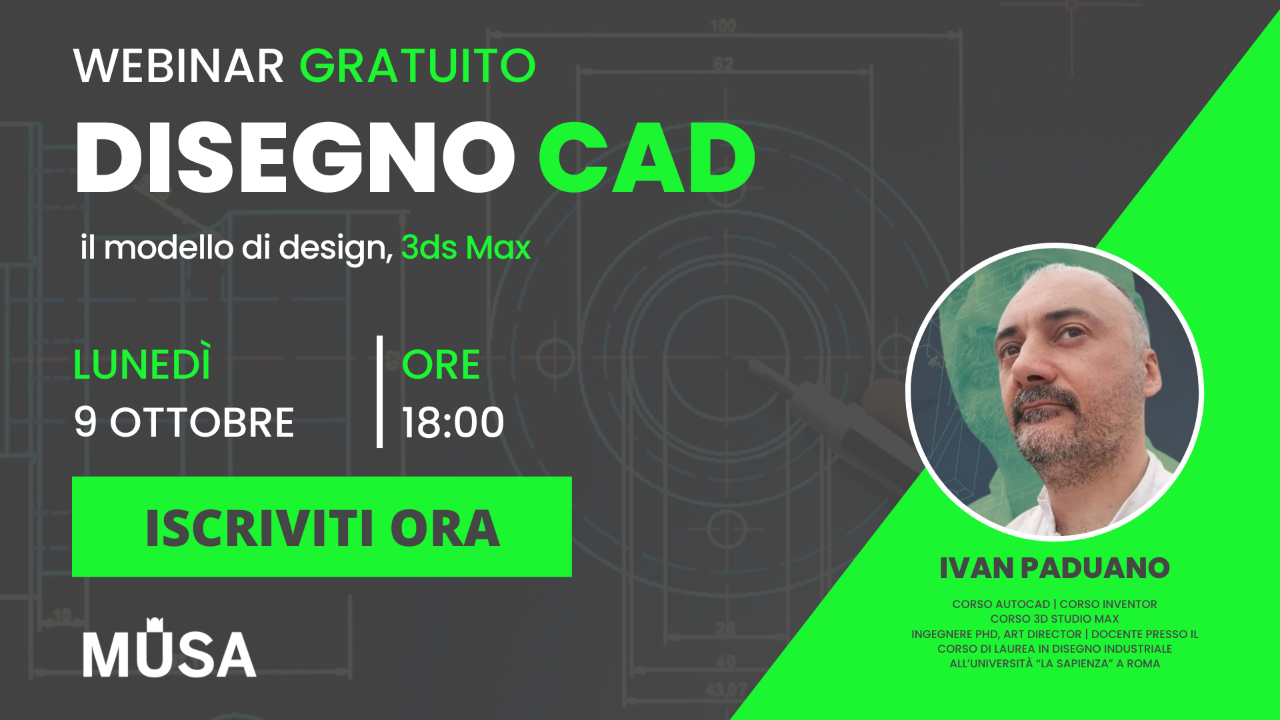 Laboratorio Gratuito Disegno CAD - il modello di design, 3ds max