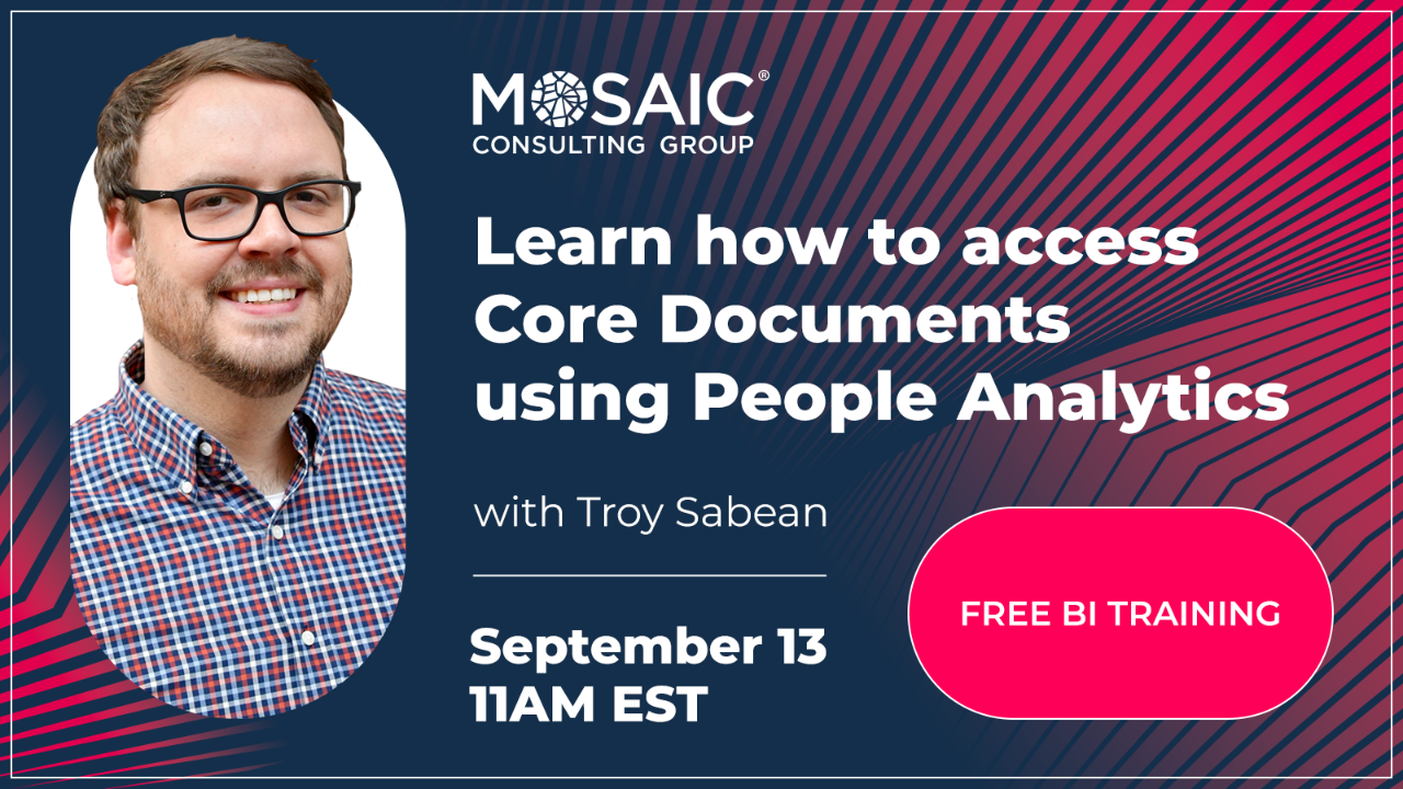 Learn How To Access Core Documents in UKG Using People Analytics