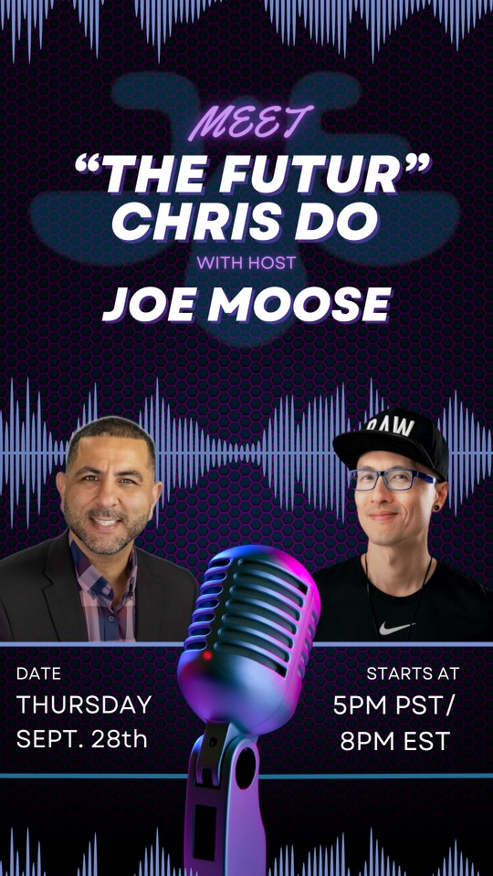 Meet "The Futur" Chris Do - Live Interview w/ Joe Moose