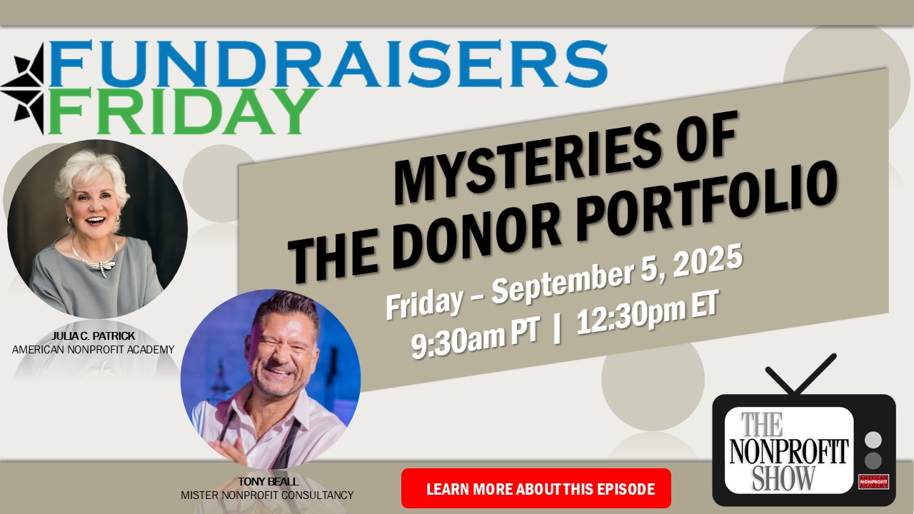 Fundraisers Friday - Mysteries of the Donor Portfolio