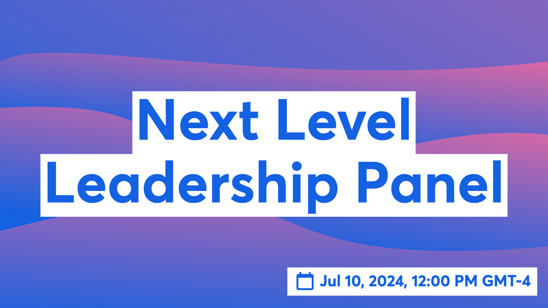 Next Level Leadership Panel