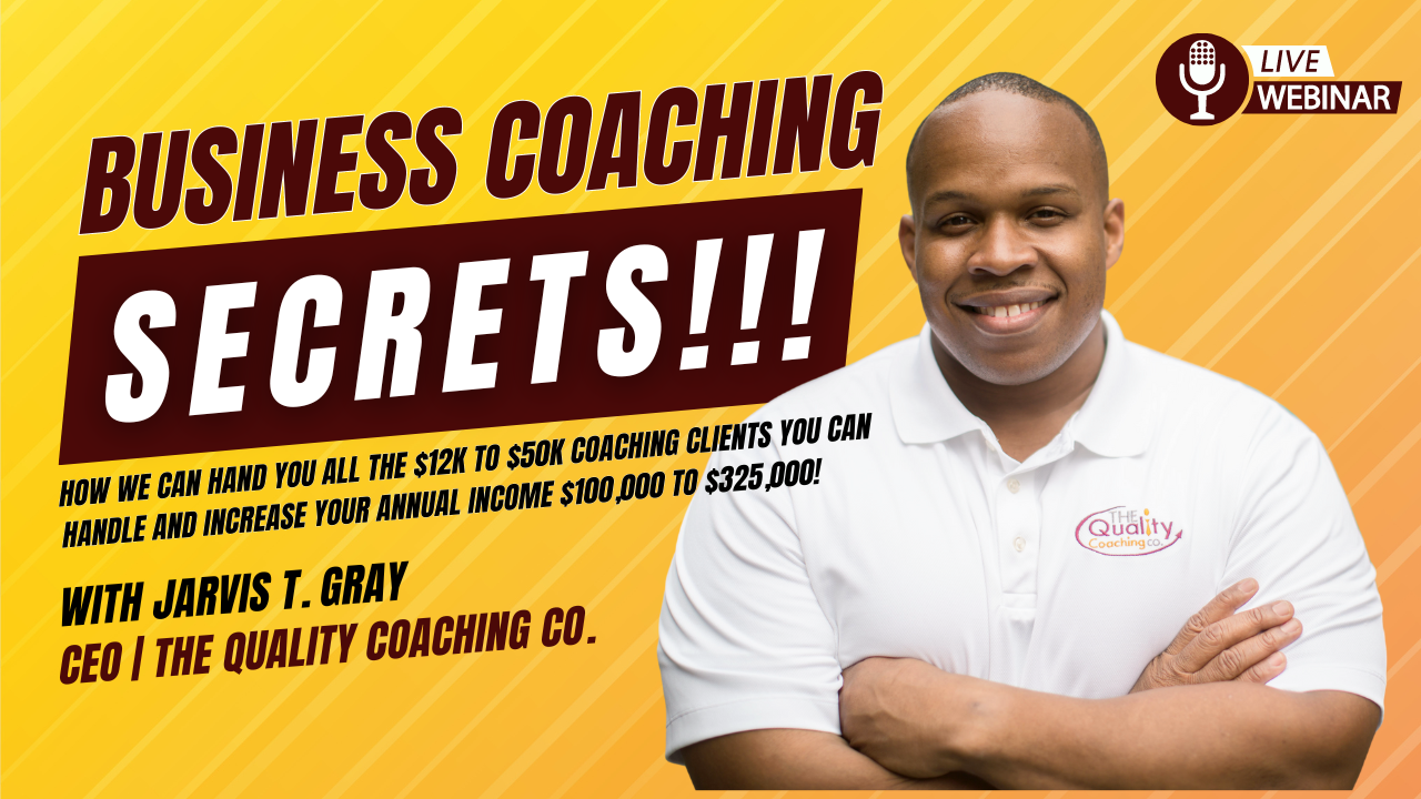 Business Coaching Secrets Live Event!