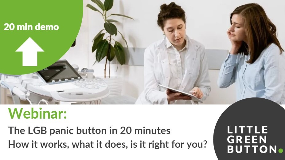 20 minute webinar: Little Green Button demonstration