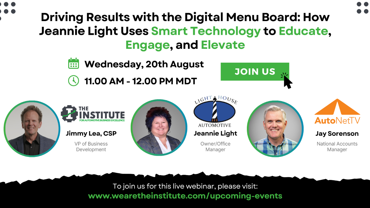 Driving Results with the Digital Menu Board: How Jeannie Light Uses ...