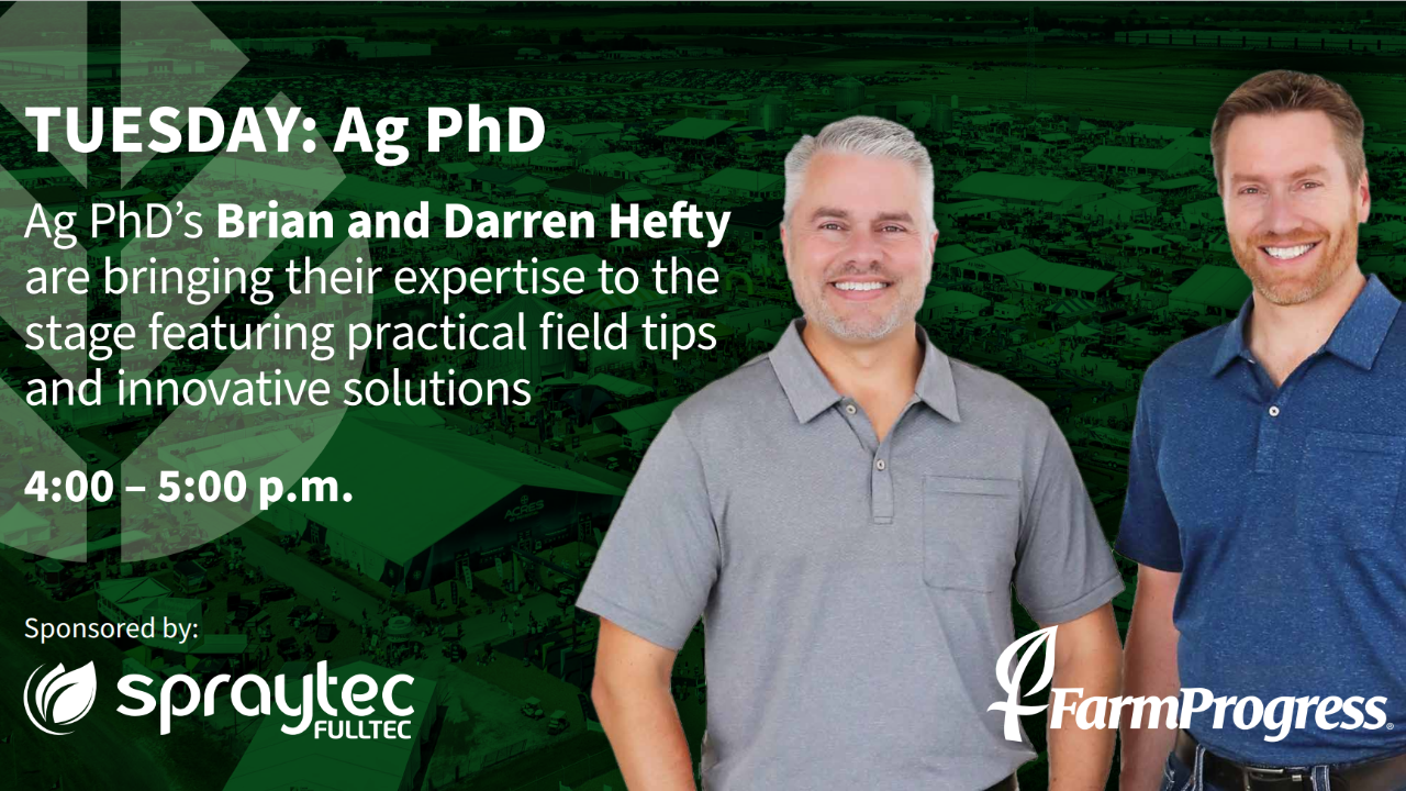 Ag PhD with Brian & Darren Hefty (Tuesday)