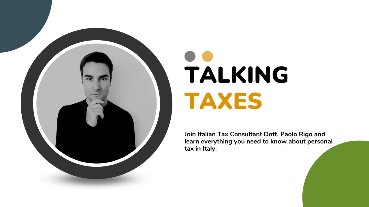 Nov. 11th Live VI Q&A with Sam & Tax Expert Dr. Paolo Rigo