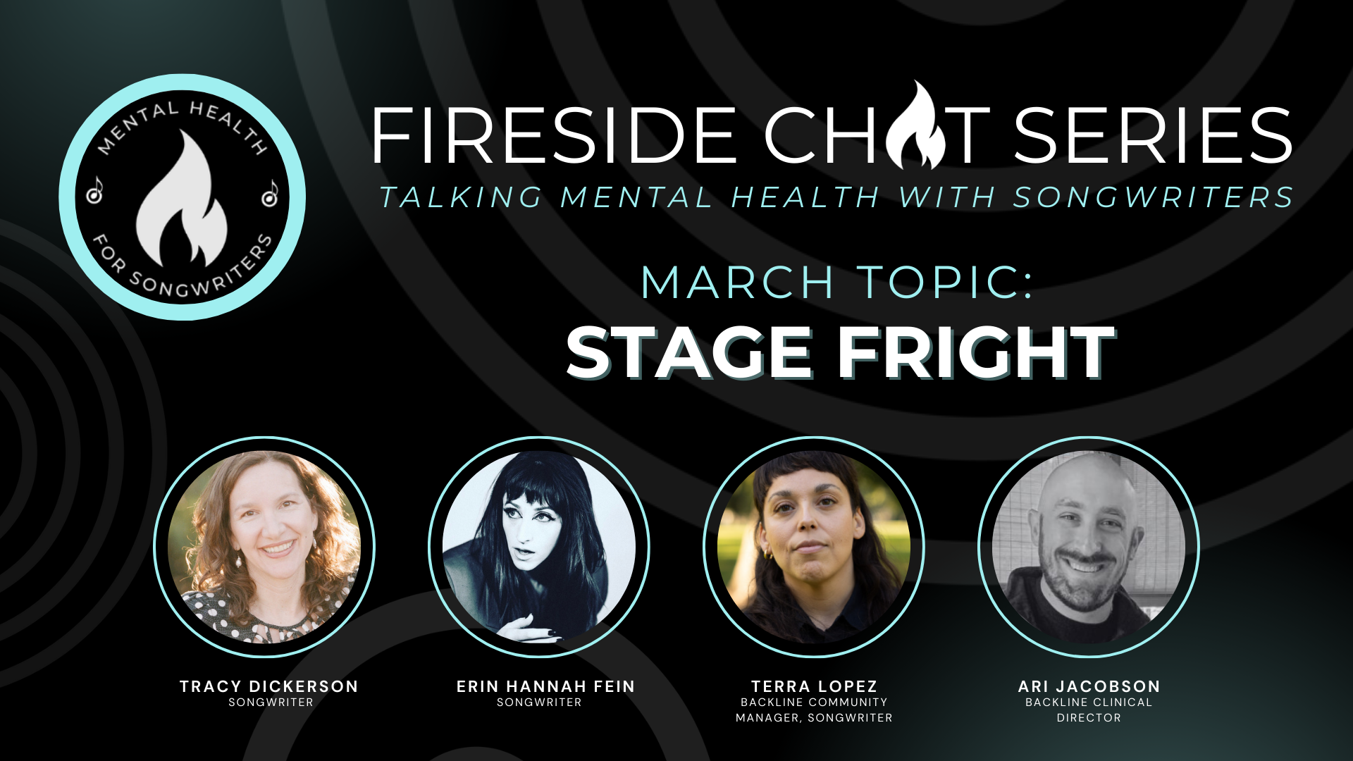 Mental Health for Songwriters Fireside Chat: Stage Fright