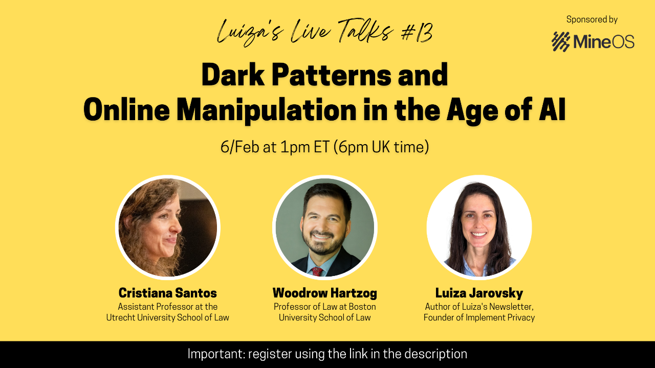 Tackling Dark Patterns & Online Manipulation in 2024