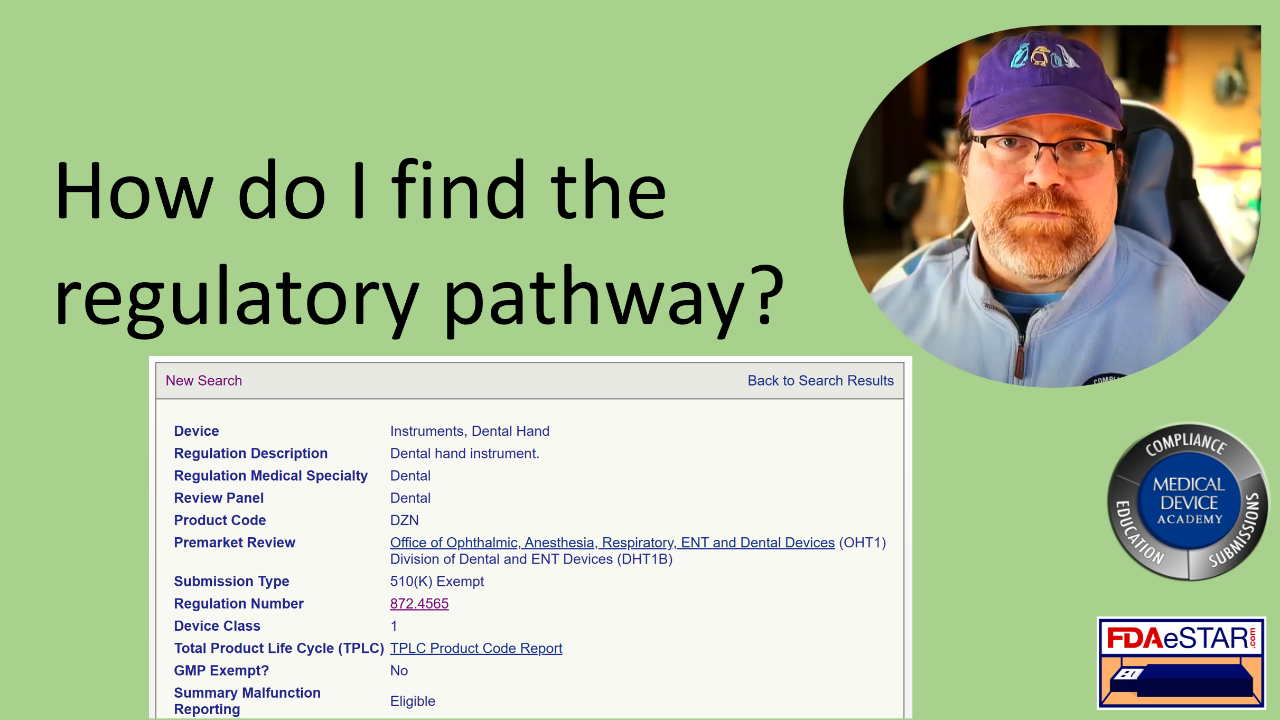 How do I find the regulatory pathway?