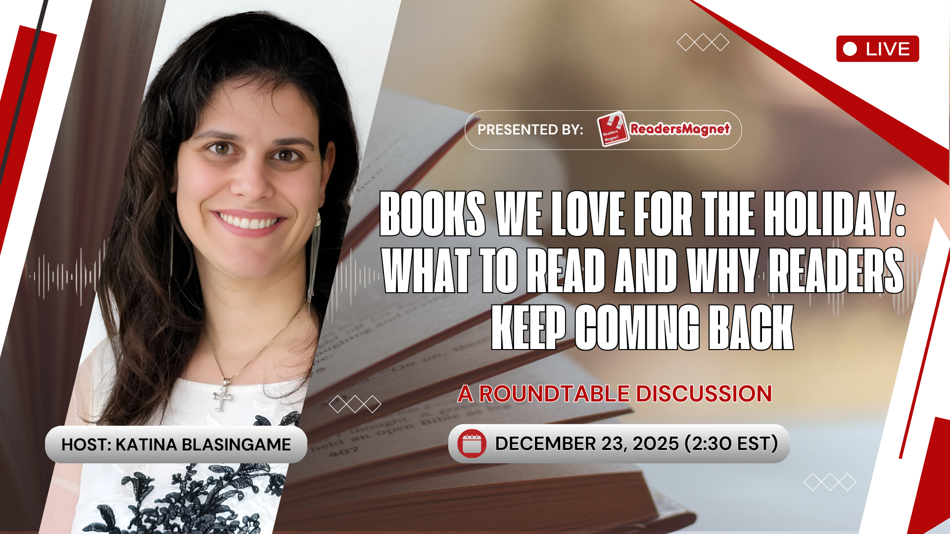 ROUNDTABLE - BOOKS WE LOVE FOR THE HOLIDAY: What to read and why ...