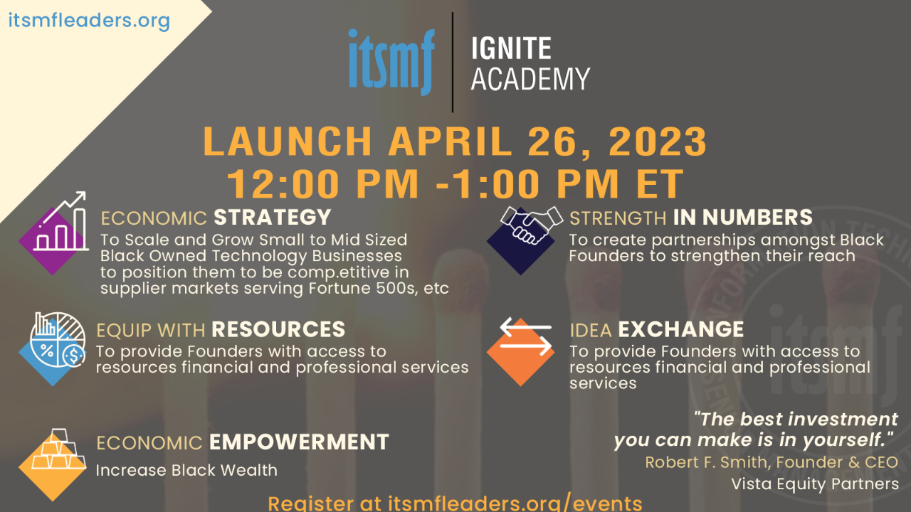 ITSMF Ignite Academy Launch Information Session