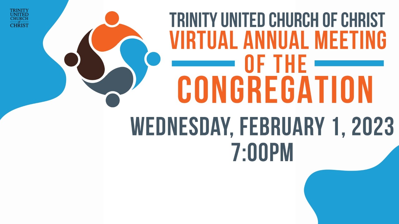 Trinity UCC Congregational Meeting | Wednesday, February 1