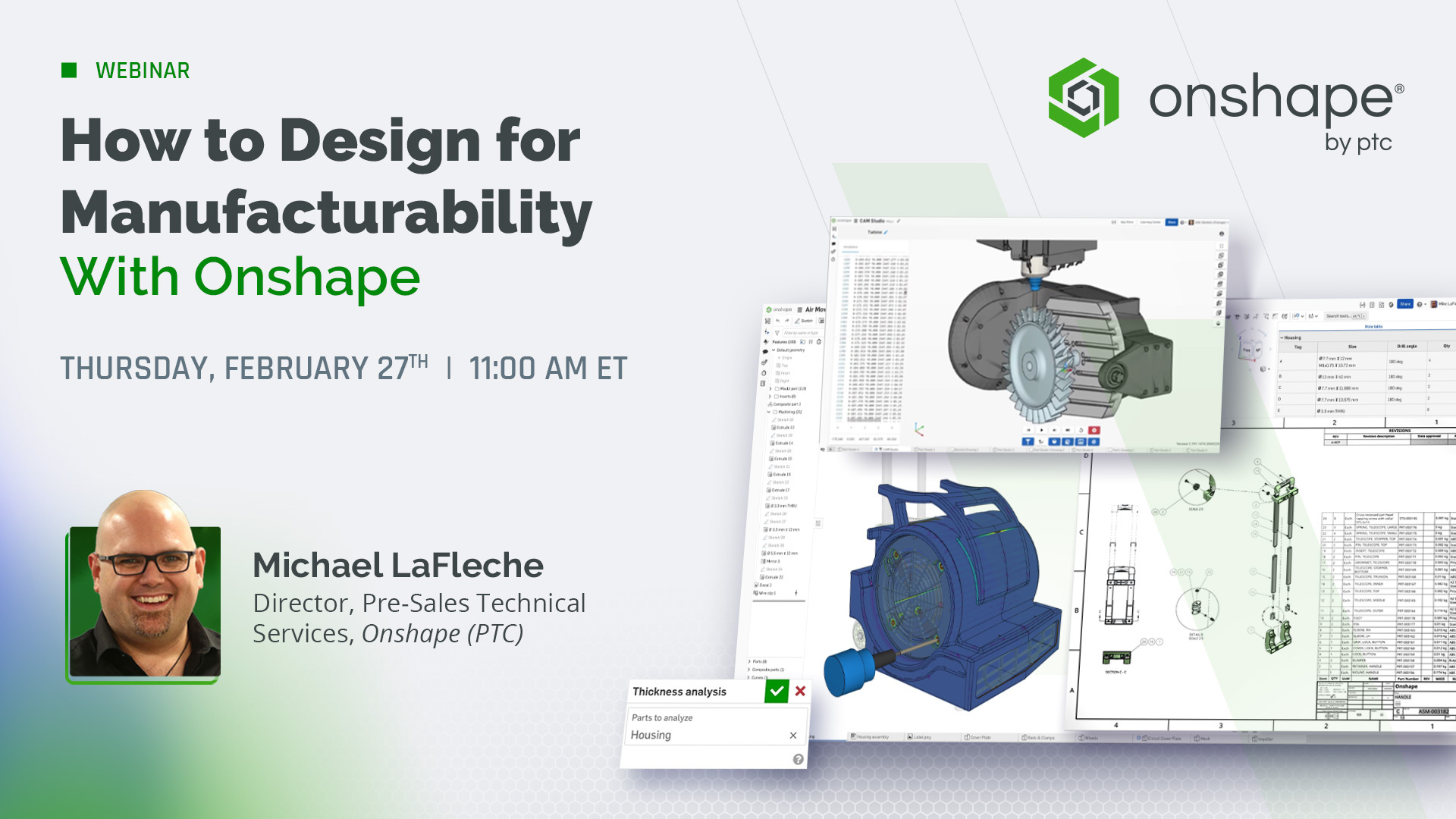 How to Design for Manufacturability with Onshape
